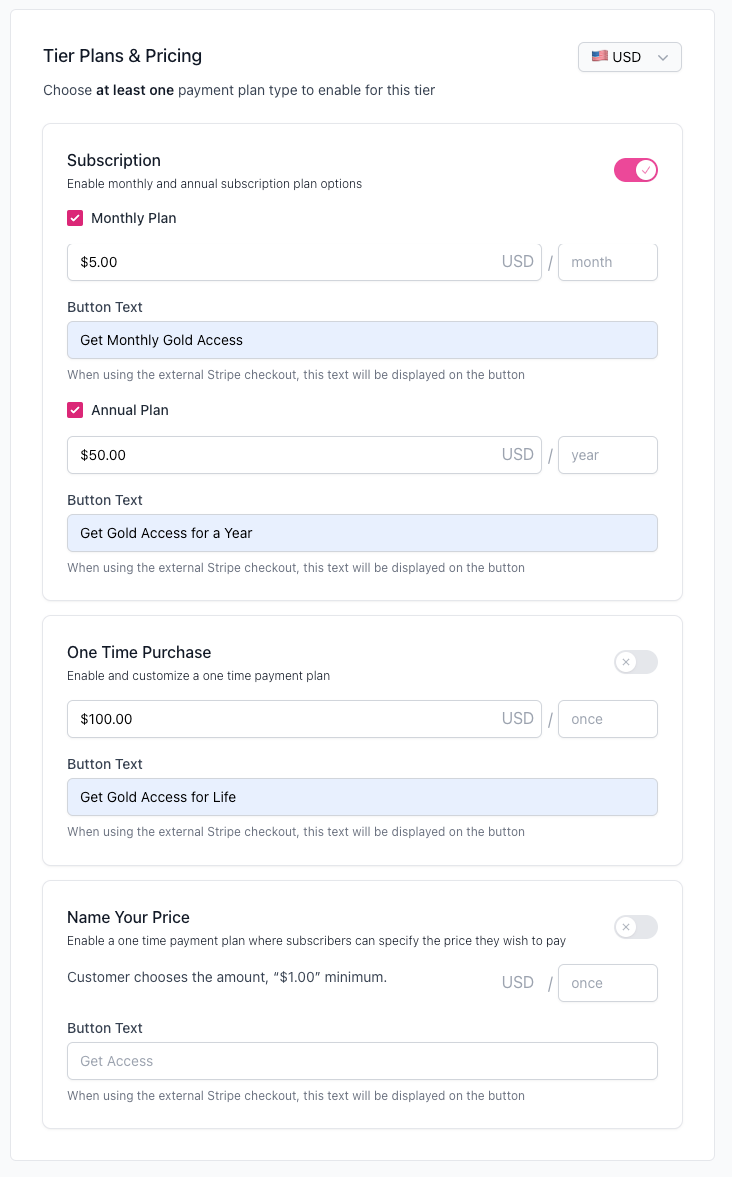 How to set up and use multiple subscription tiers - Knowledge Base - beehiiv