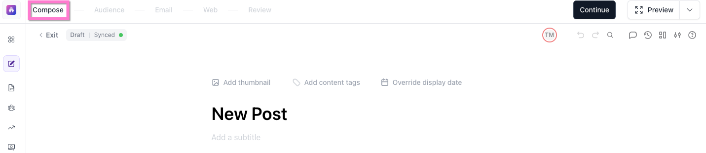 How to create a post - Knowledge Base - beehiiv